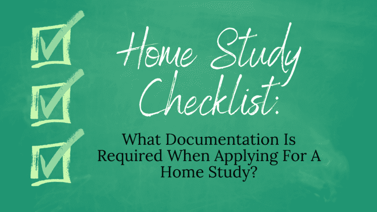 Home Study Checklist